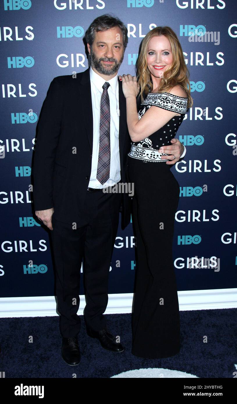 Judd Apatow & Leslie Mann attending the 'Girls' Sixth & Final Season ...