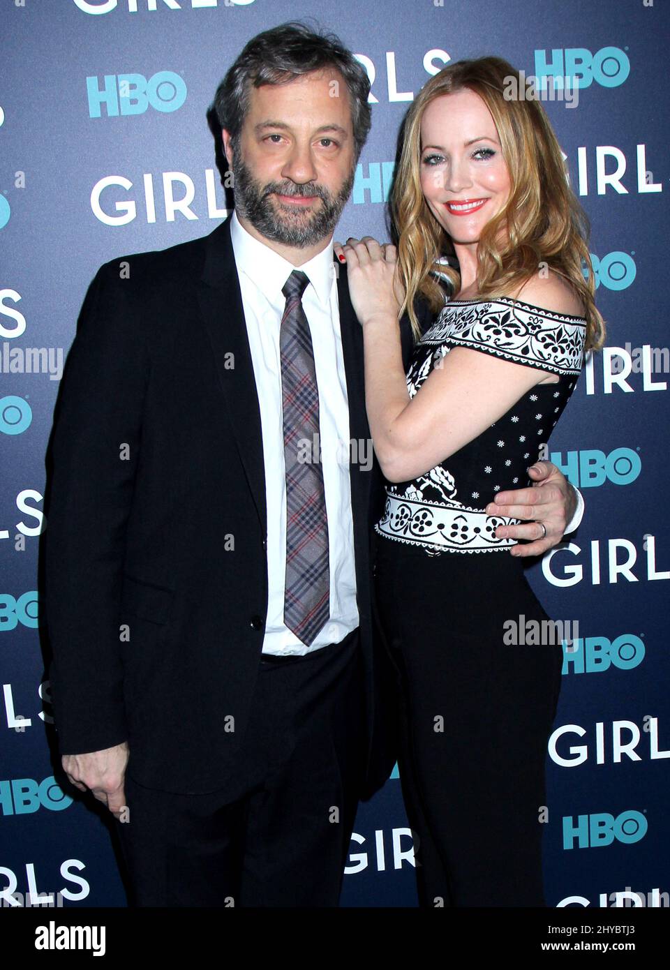 Judd Apatow & Leslie Mann attending the 'Girls' Sixth & Final Season ...