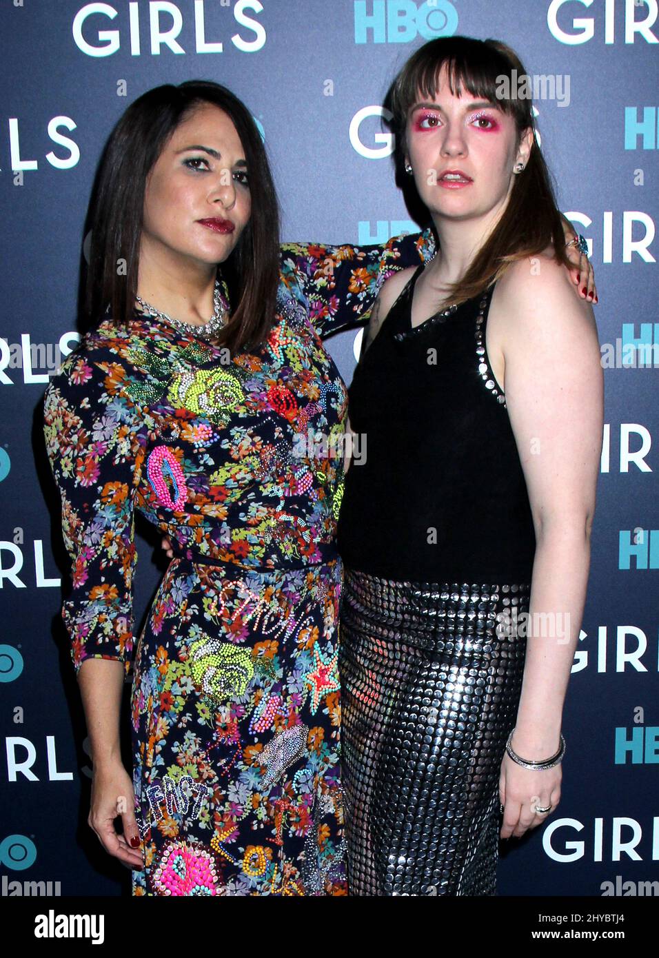 Jennifer Konner & Lena Dunham attending the 'Girls' Sixth & Final ...