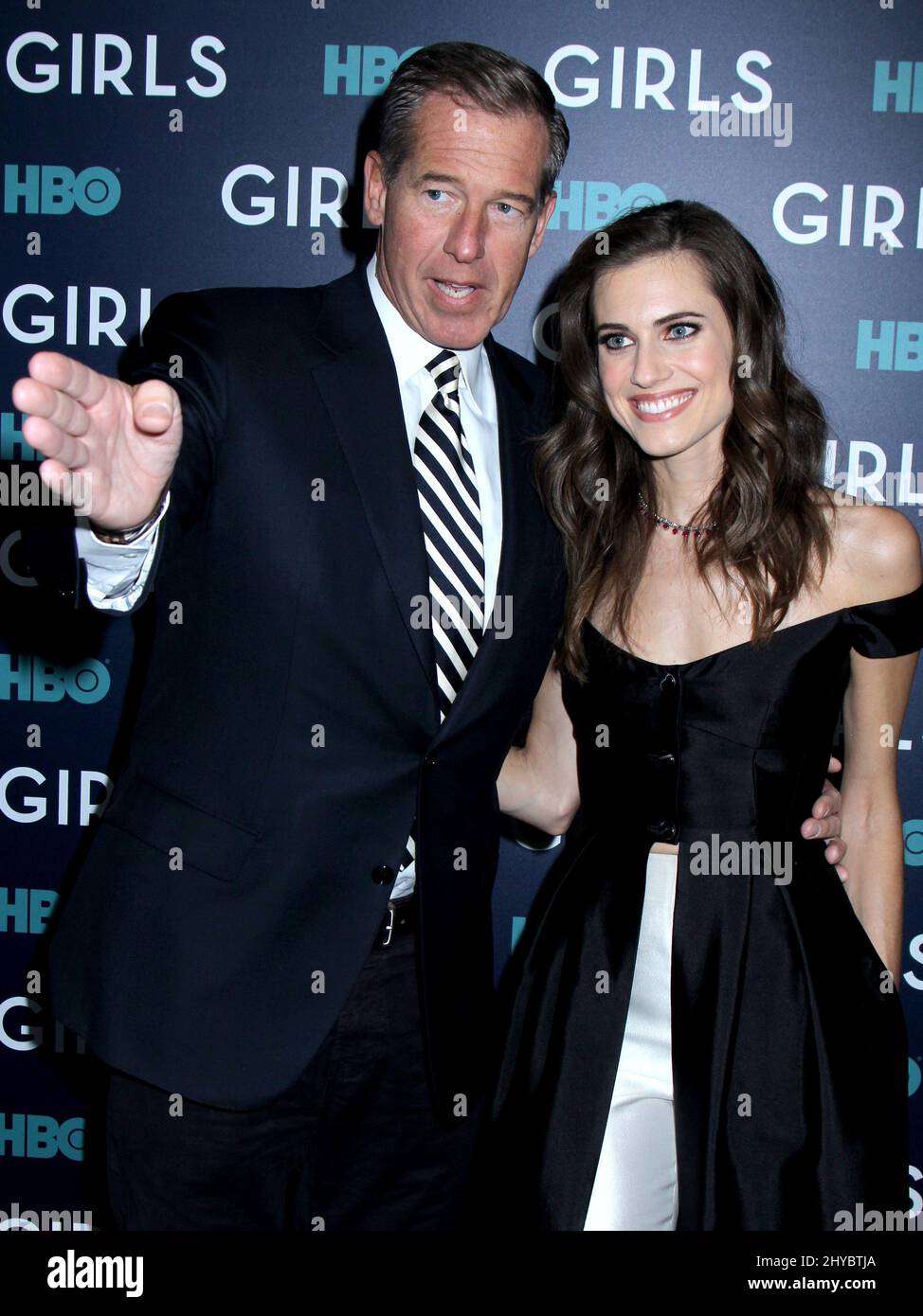 Brian Williams & Allison Williams attending the 'Girls' Sixth & Final ...