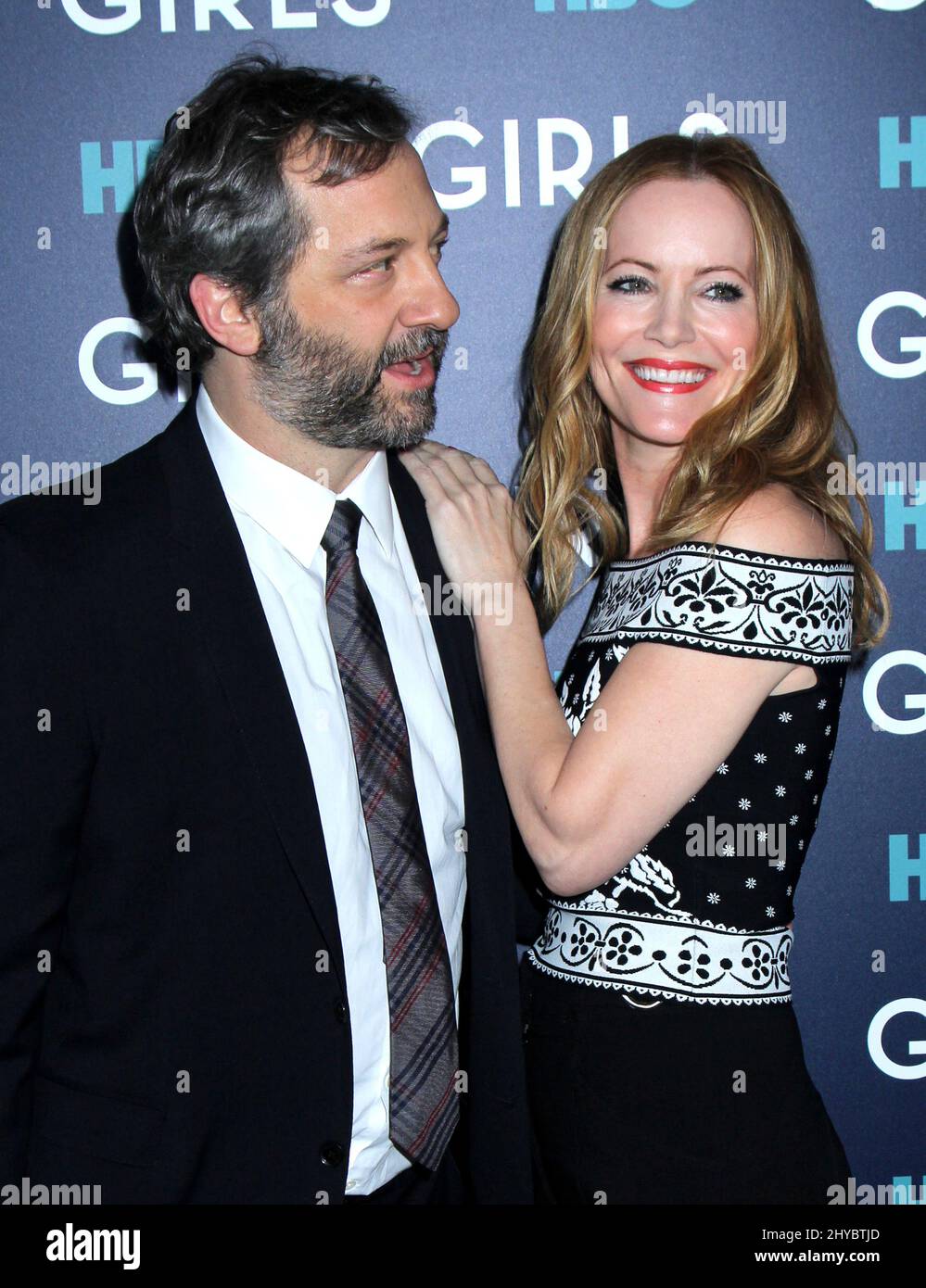 Judd Apatow & Leslie Mann attending the 'Girls' Sixth & Final Season ...