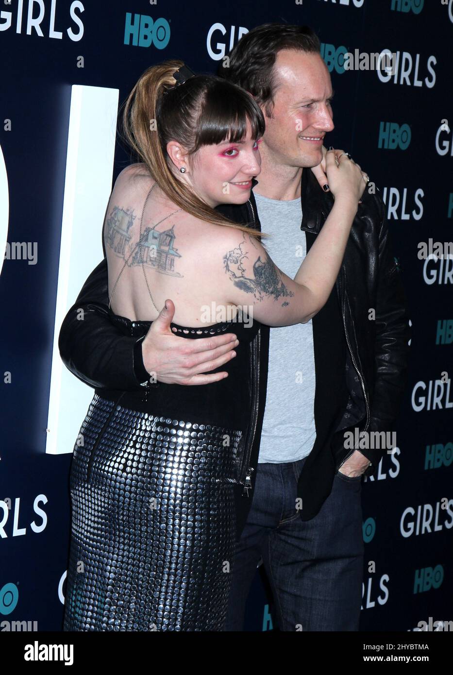 Lena Dunham & Patrick Wilson attending the 'Girls' Sixth & Final Season ...