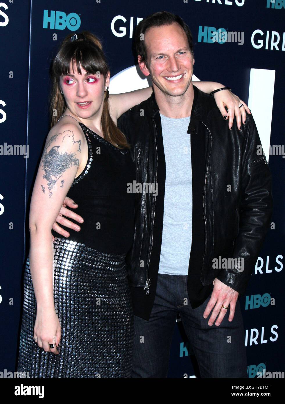 Lena Dunham & Patrick Wilson attending the 'Girls' Sixth & Final Season ...