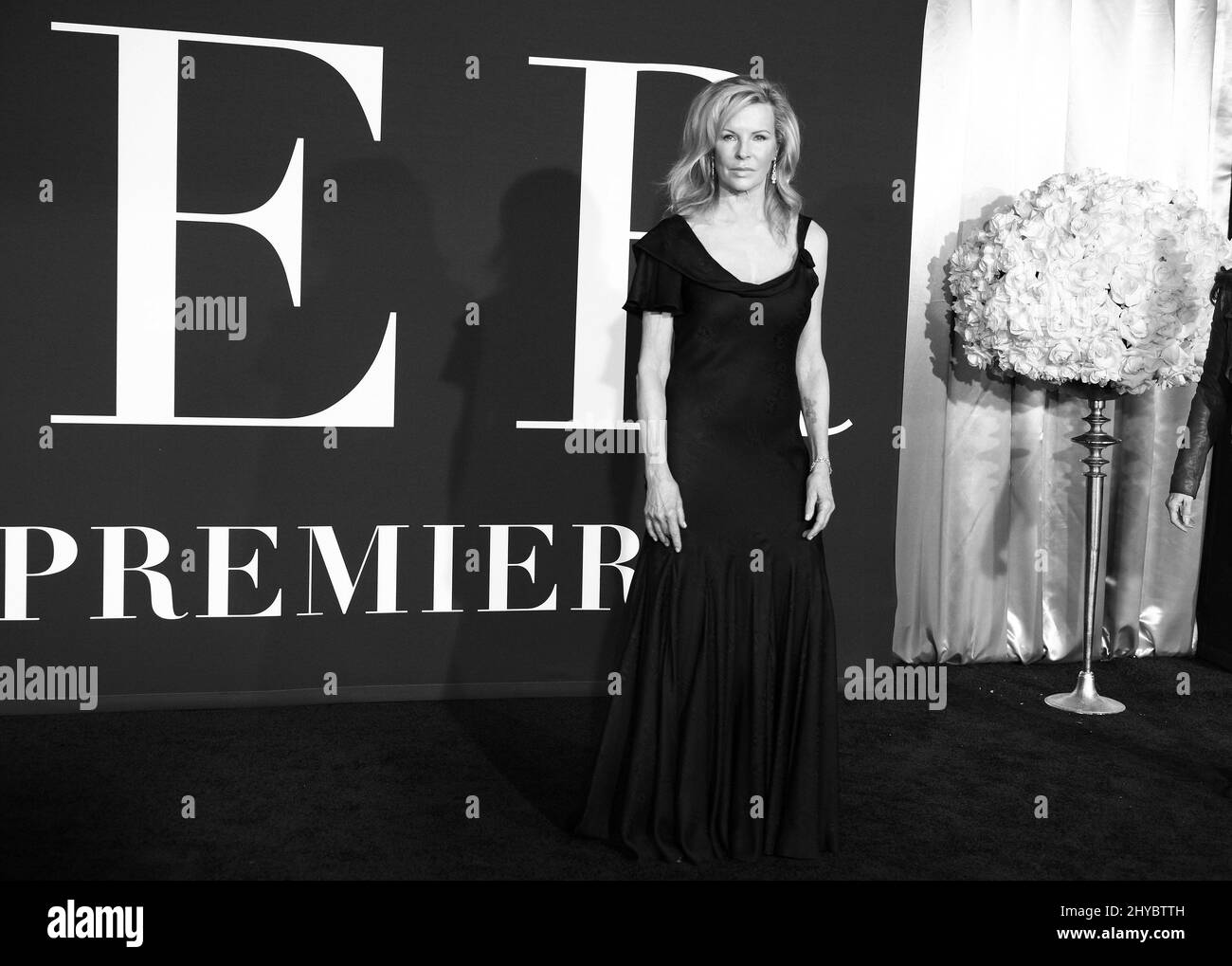 Kim Basinger arriving to the "Fifty Shades Darker" premiere held at The ...