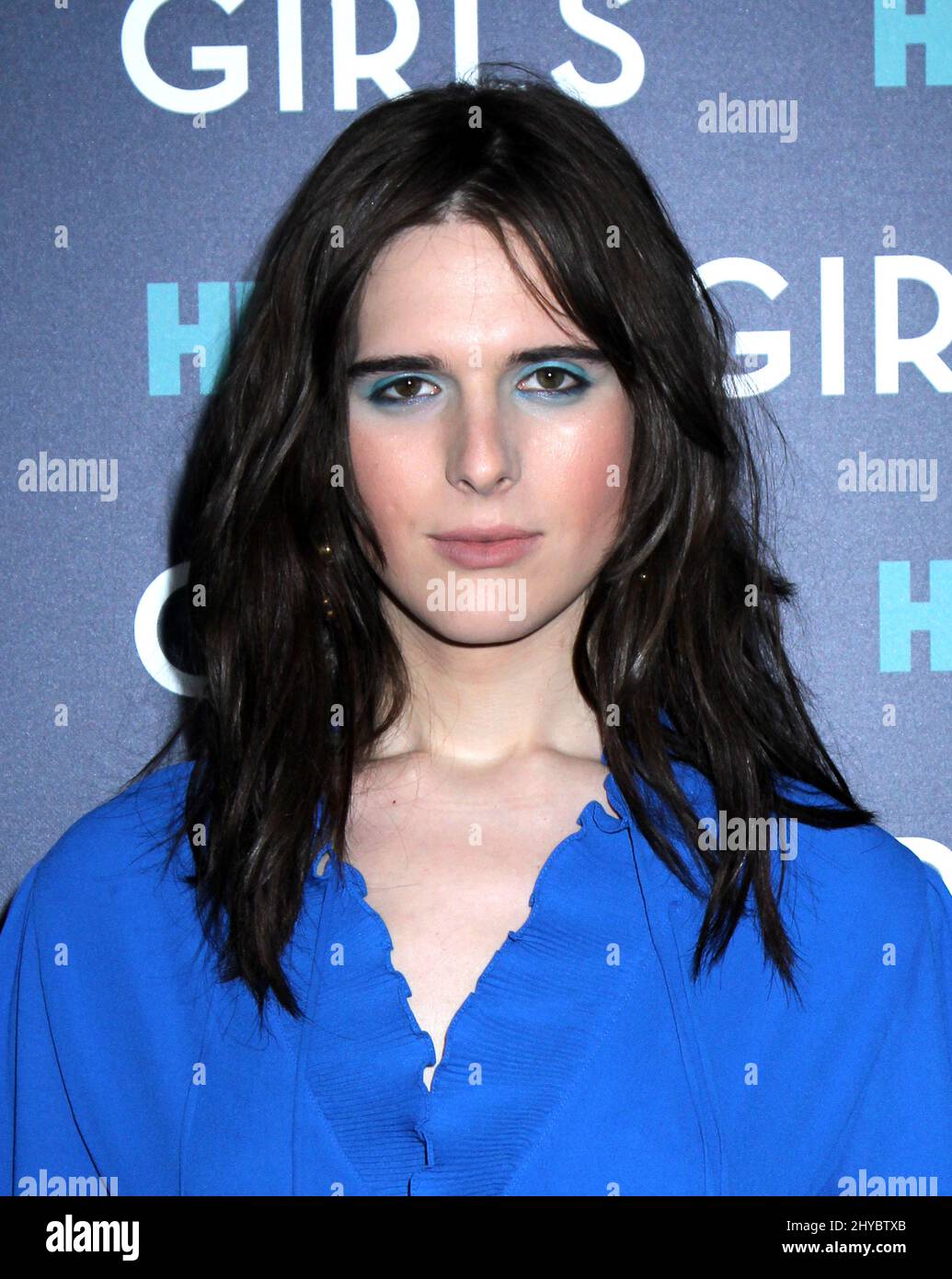 Hari Nef attending the 'Girls' Sixth & Final Season Premiere held at ...
