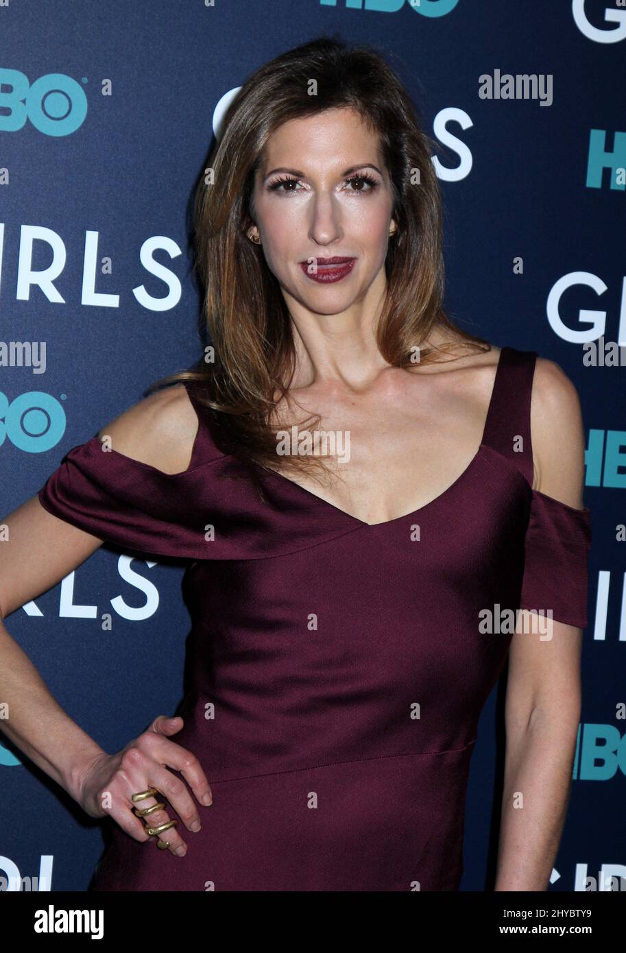 Alysia Reiner attending the 'Girls' Sixth & Final Season Premiere held ...