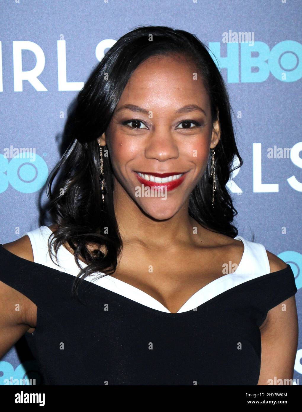 Nikki M. James arriving for the 'Girls' Sixth & Final Season Premiere ...