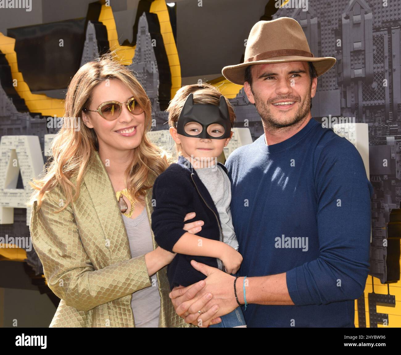 Monica Fonseca and Juan Pablo Raba attending the The Lego Batman Movie ...