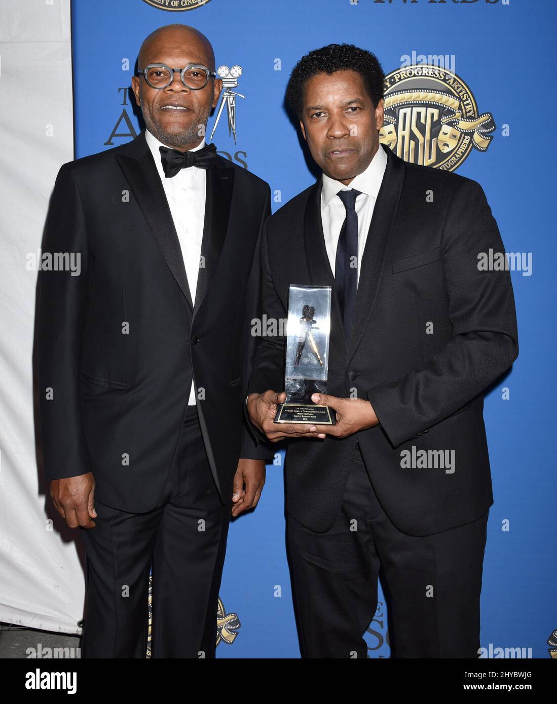Samuel L. Jackson and Denzel Washington attending the 31st Annual ASC ...