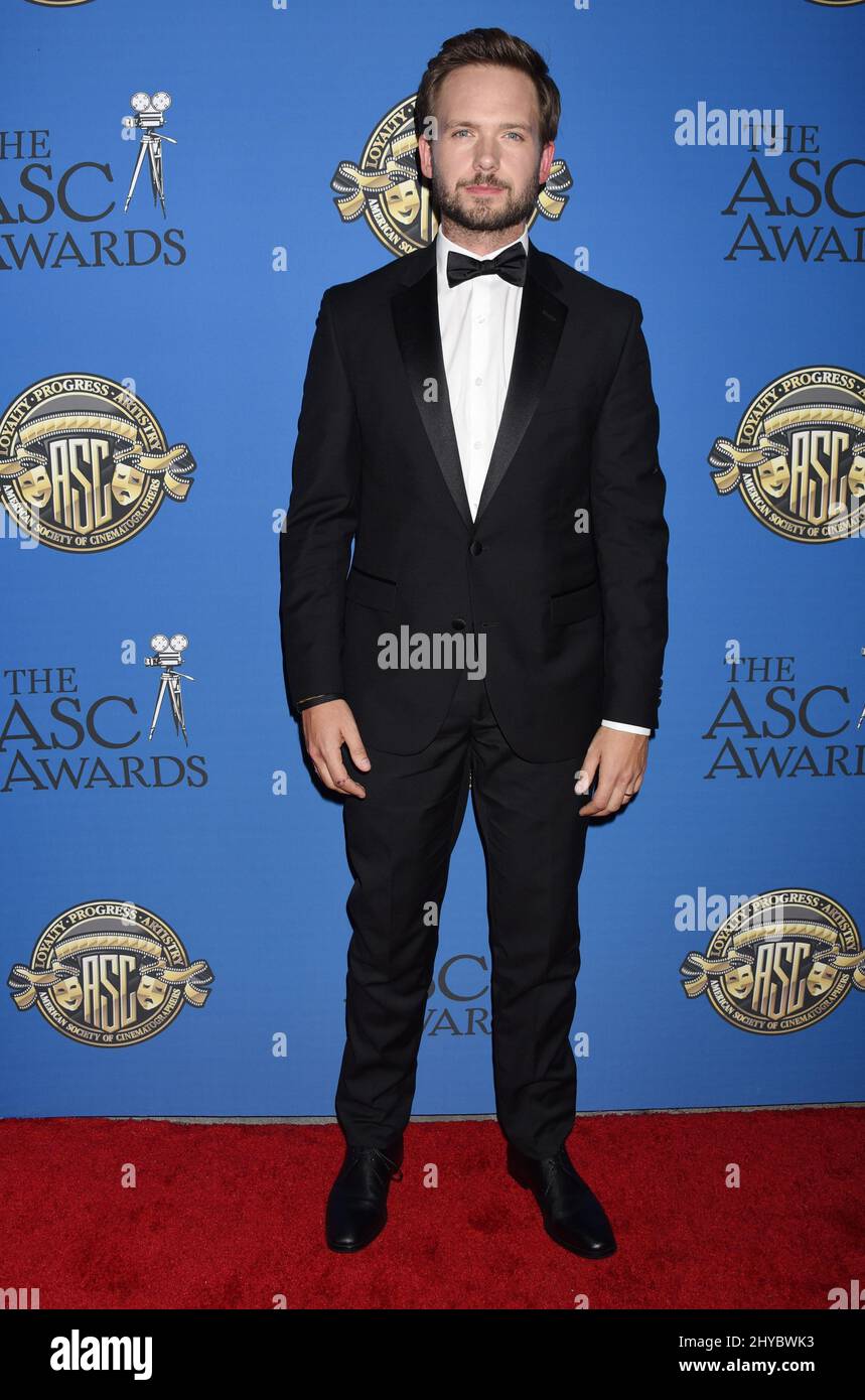 Patrick J. Adams attending the 31st Annual ASC Awards in Los Angeles ...