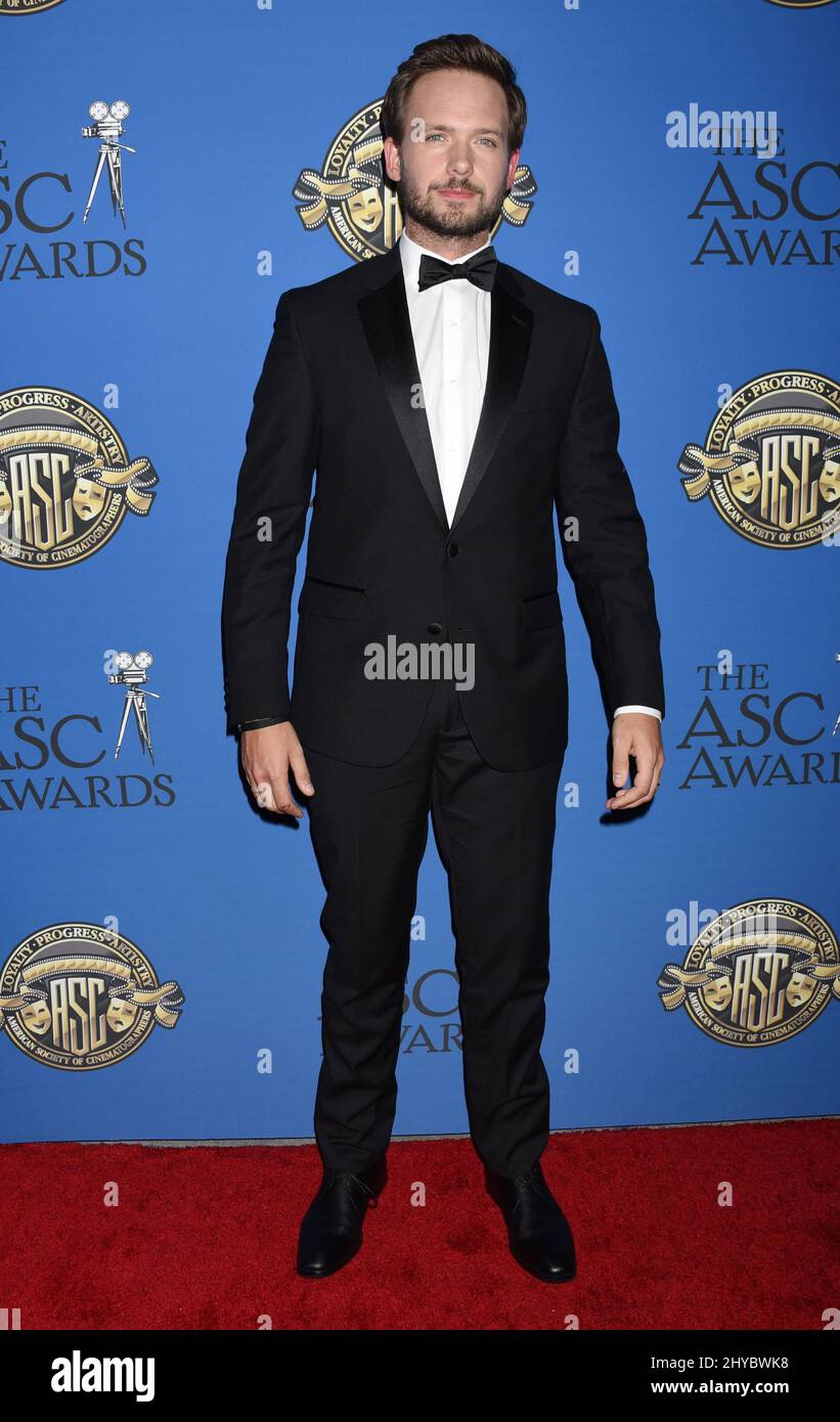 Patrick J. Adams attending the 31st Annual ASC Awards in Los Angeles ...