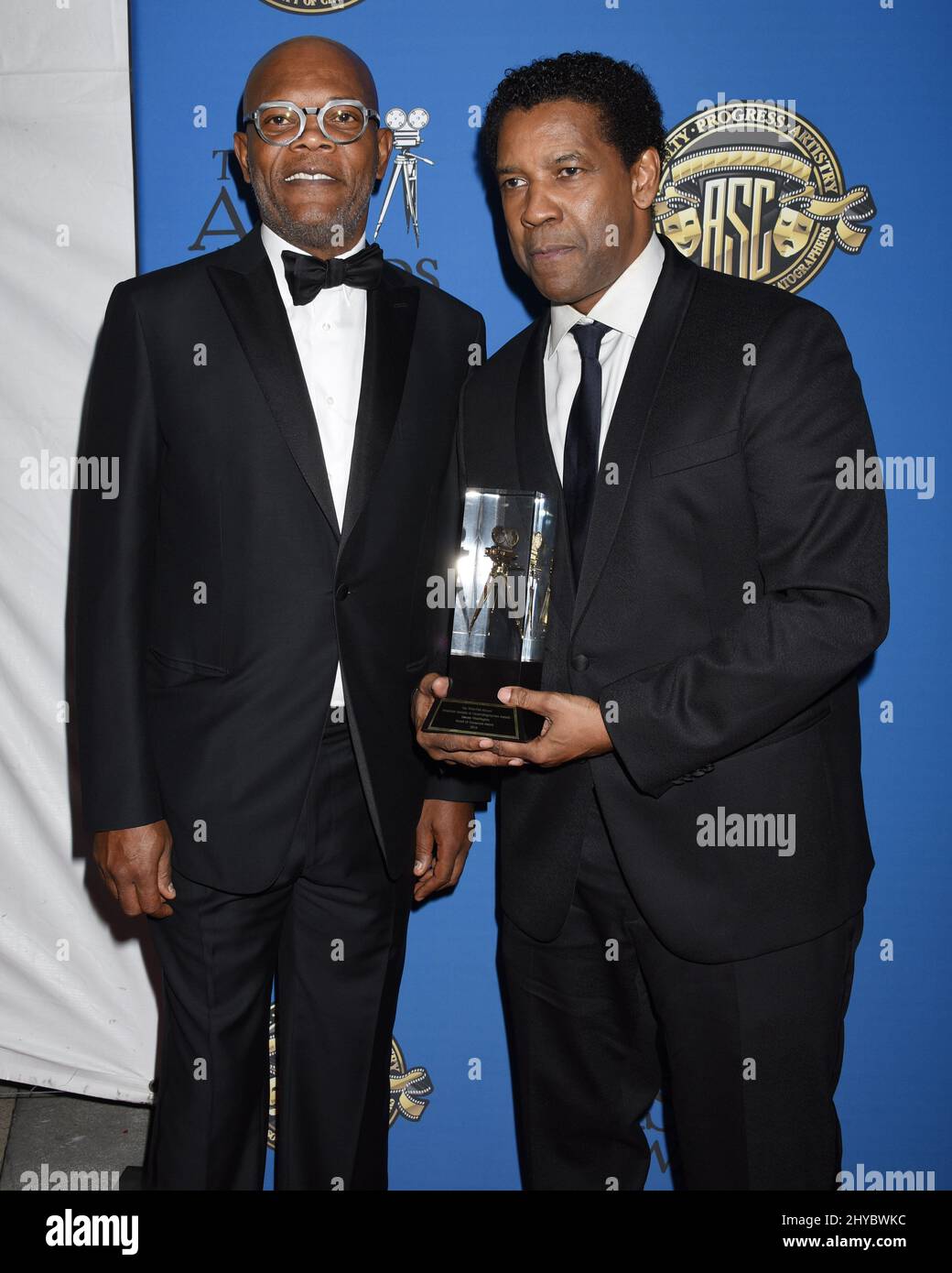 Samuel L. Jackson and Denzel Washington attending the 31st Annual ASC ...