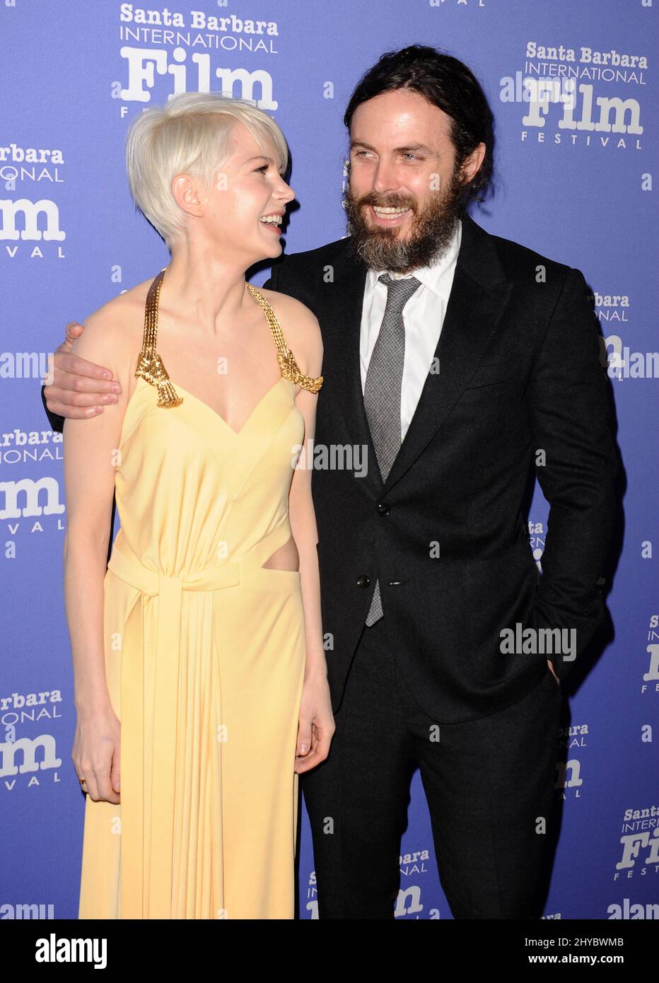 Michelle Williams, Casey Affleck attending The 32nd Santa Barbara ...