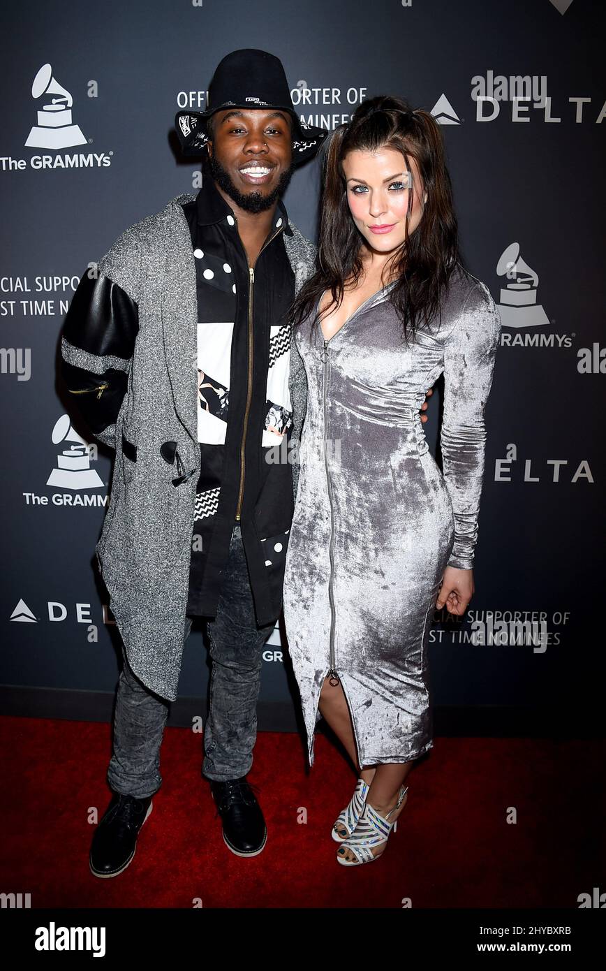 Willdabeast Adams and Janelle Ginestra arriving for the Delta Air Lines ...