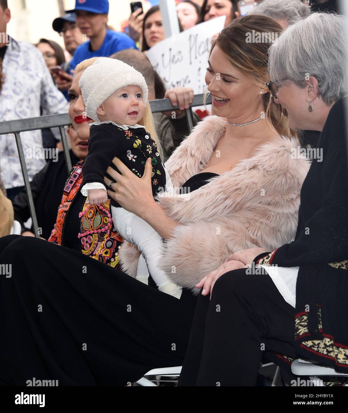 Behati Prinsloo and Dusty Levine arriving to the Walk of Fame honors ...