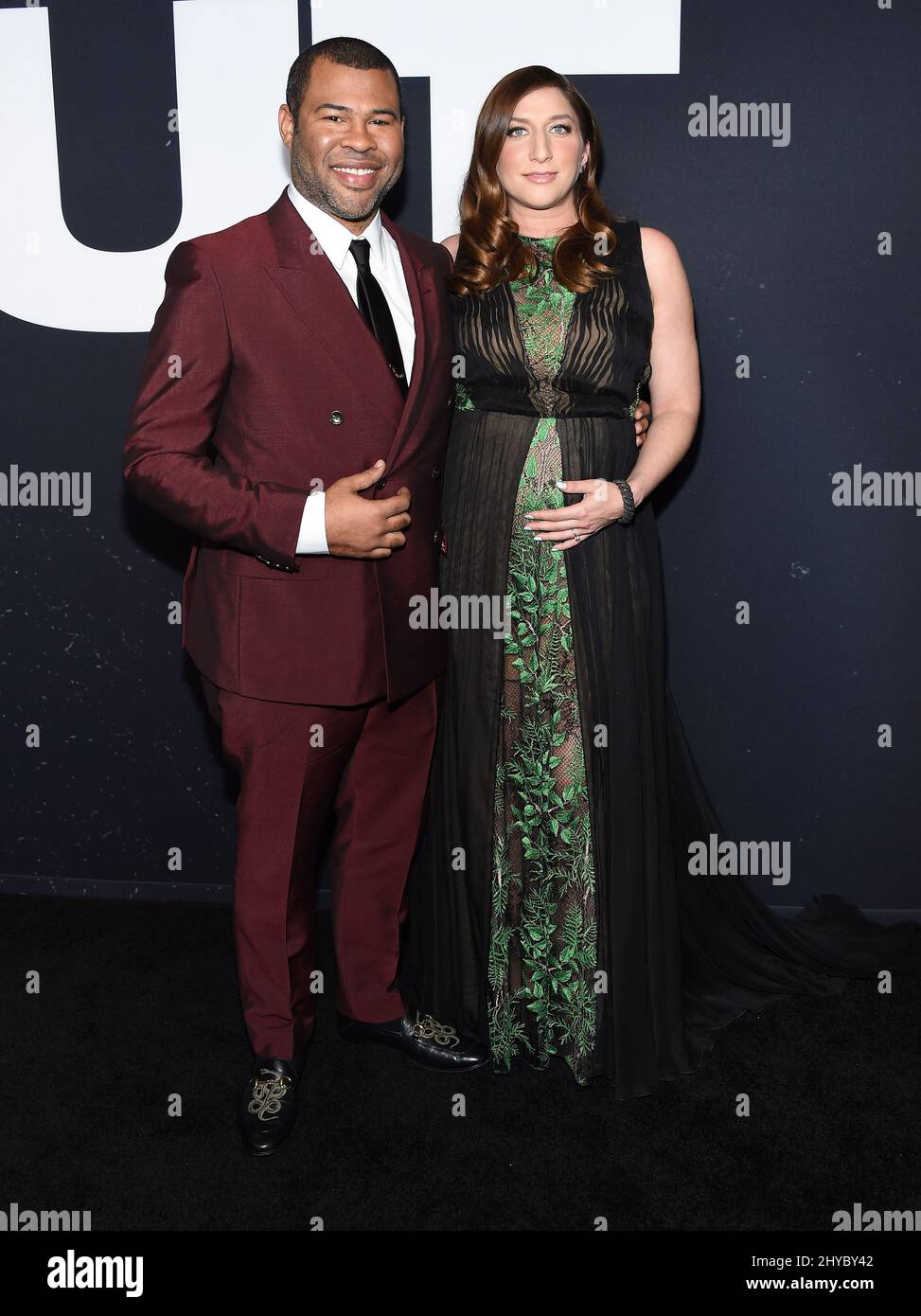Jordan Peele and Chelsea Peretti arriving to the Special Screening of ...