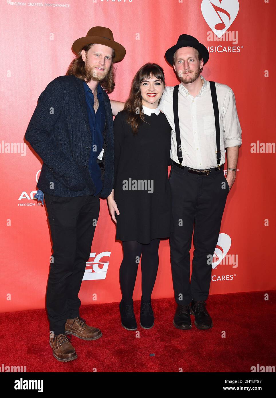 Jeremiah Fraites, Neyla Pekarek and Wesley Schultz of The Lumineers ...