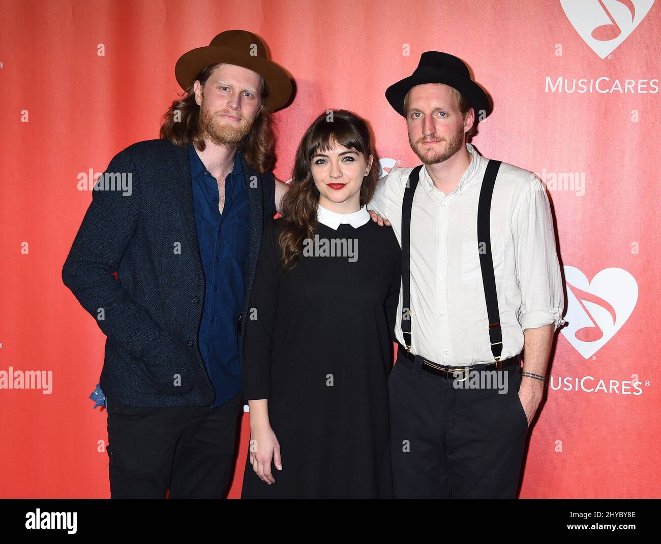 Jeremiah Fraites, Neyla Pekarek and Wesley Schultz of The Lumineers ...