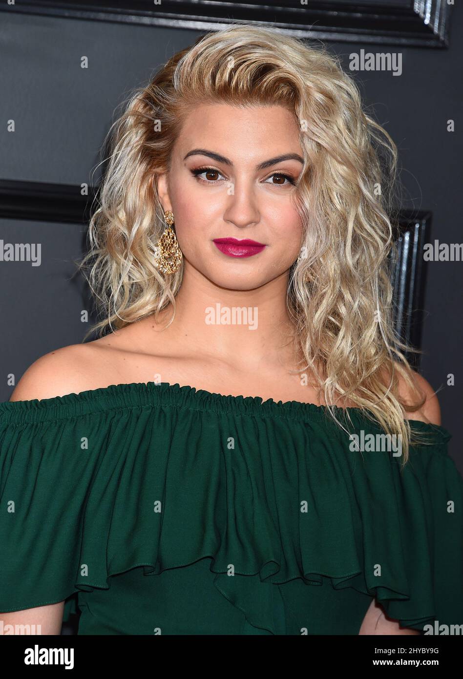 Tori Kelly attending the 59th Annual Grammy Awards in Los Angeles Stock ...