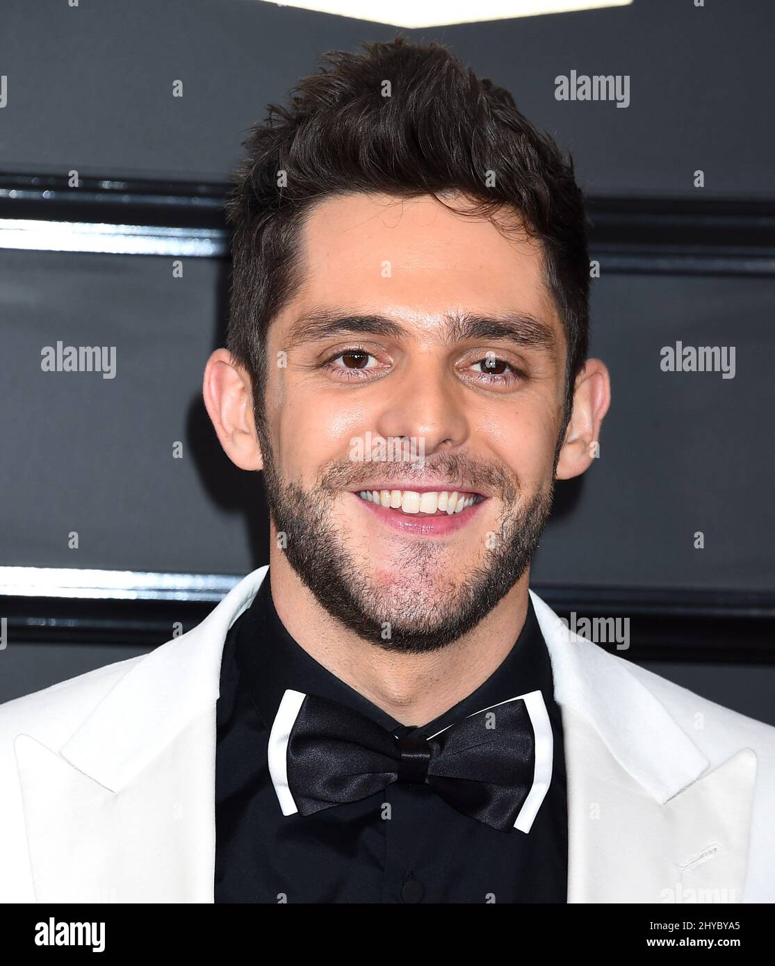 Thomas Rhett attending the 59th Annual Grammy Awards in Los Angeles ...