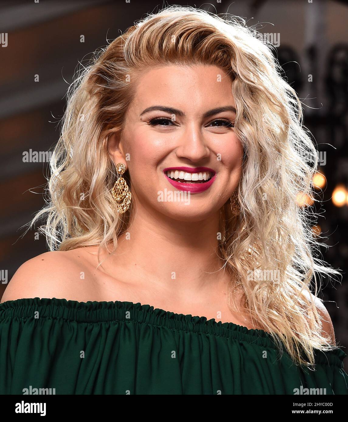 Tori Kelly attending the 59th Annual Grammy Awards in Los Angeles Stock ...