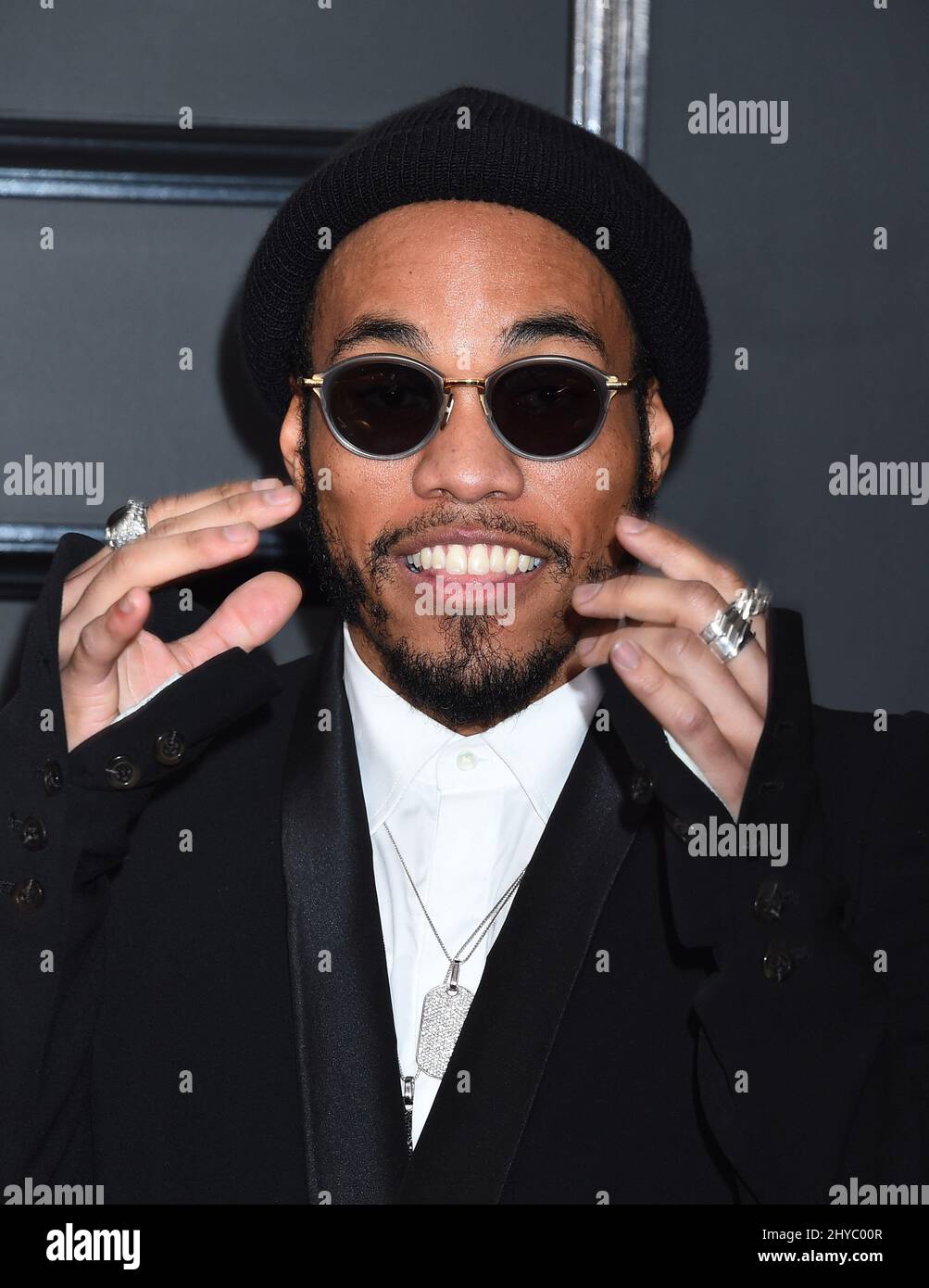 Anderson .Paak attending the 59th Annual Grammy Awards in Los Angeles ...