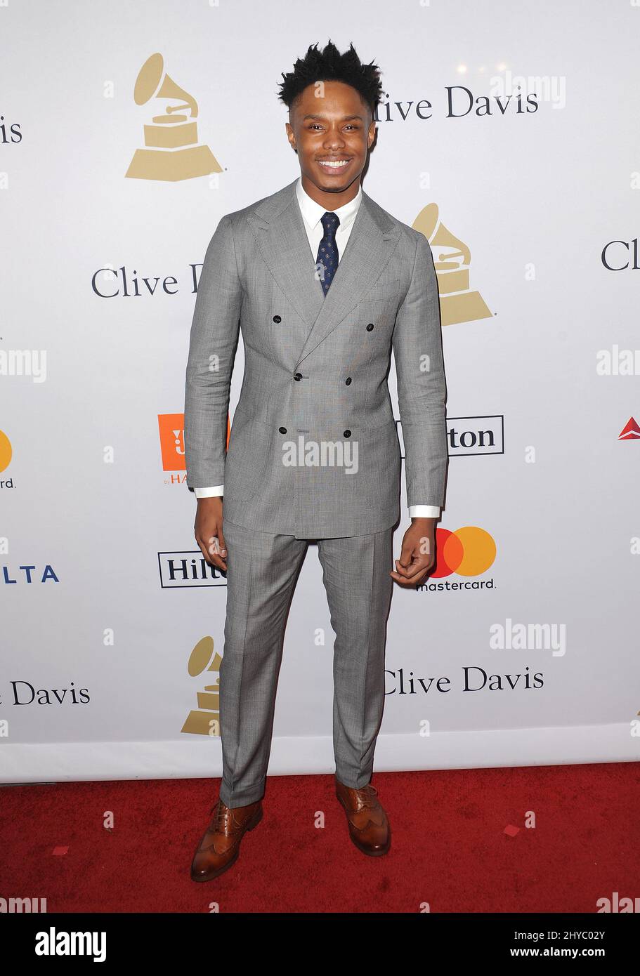 Avery Wilson attends the 2017 Pre-GRAMMY Gala and Salute To Industry ...