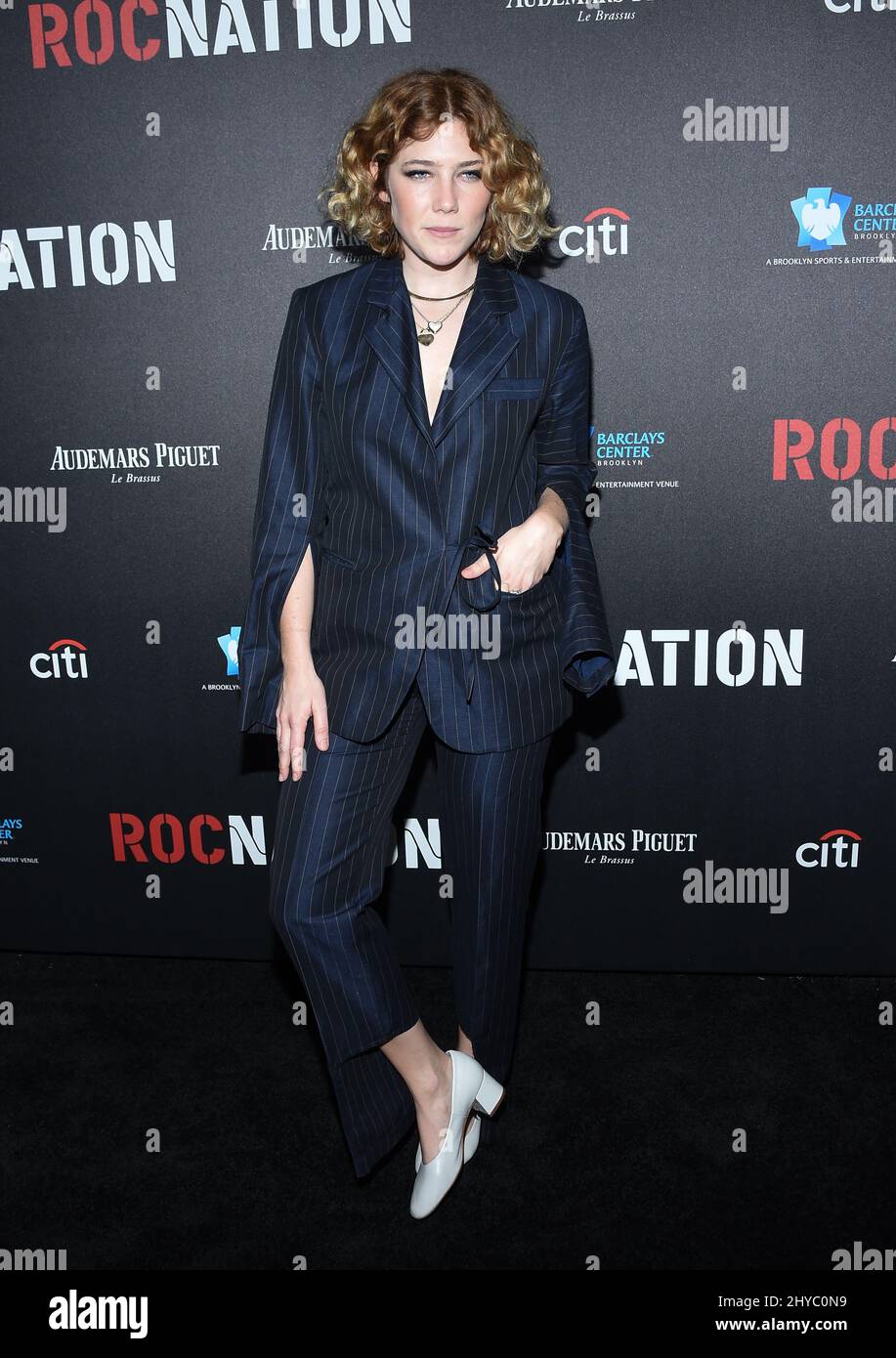 Caroline Smith attending the Roc Nation Hosts Pre-Grammy Brunch in Los ...