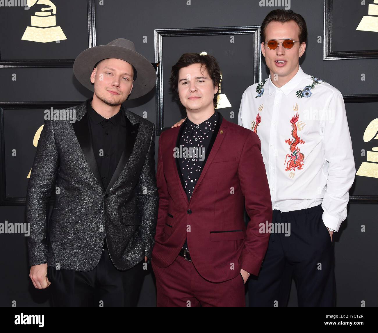 Lukas Graham attending the 59th Annual Grammy Awards in Los Angeles ...