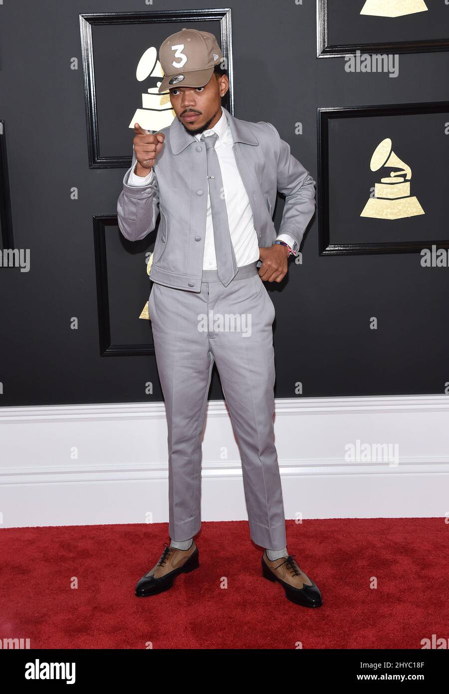 Chance The Rapper attending the 59th Annual Grammy Awards in Los ...