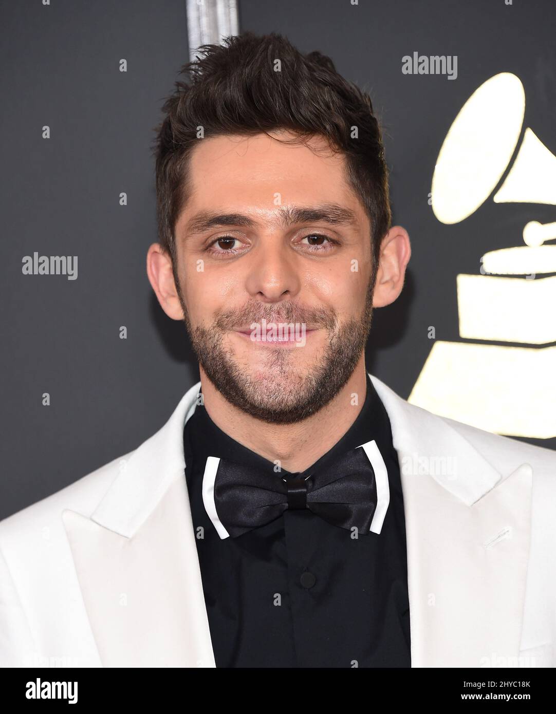 Thomas Rhett attending the 59th Annual Grammy Awards in Los Angeles ...