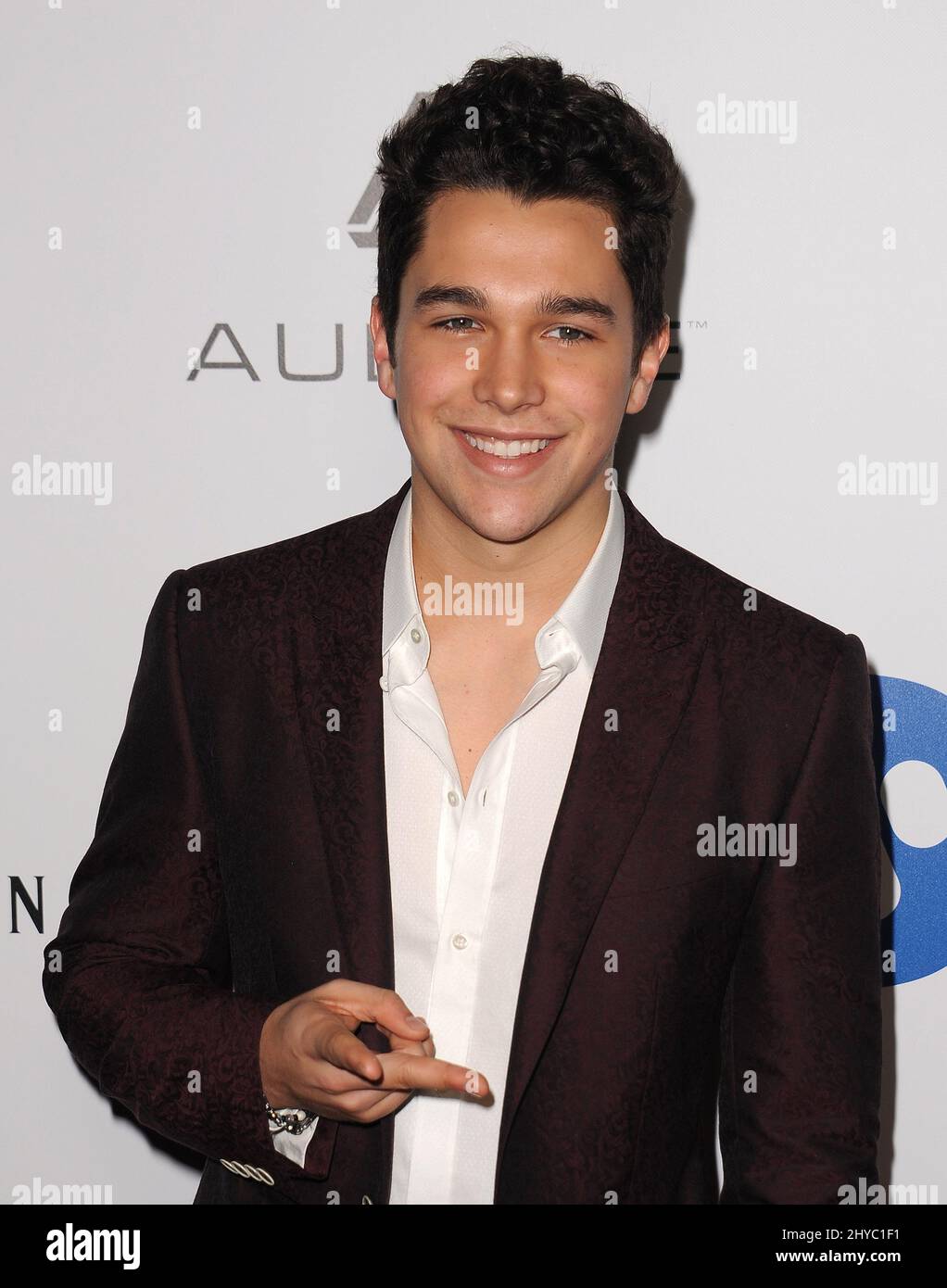 Austin Mahone attending the Warner Music Group Hosts Annual Grammy ...
