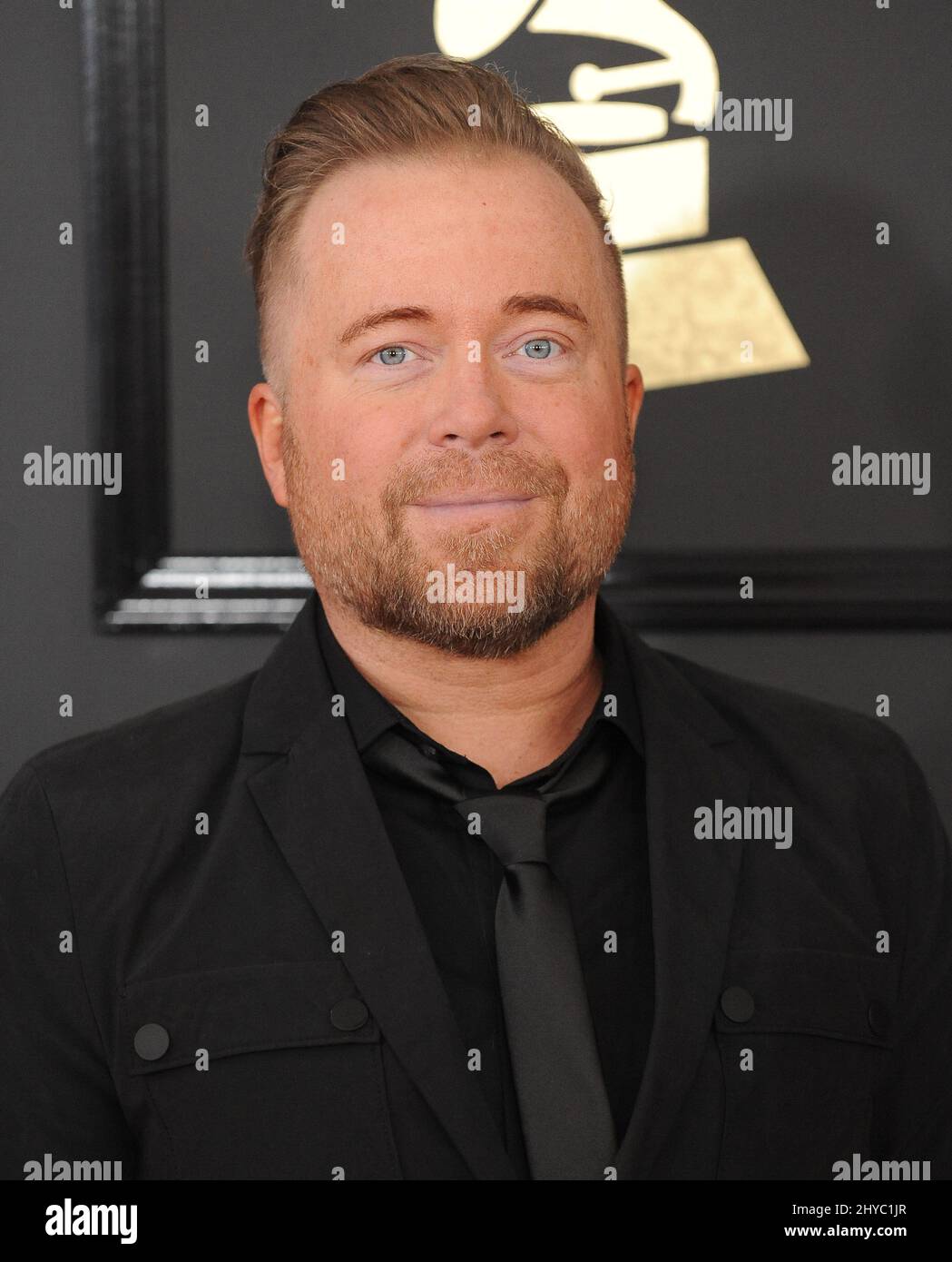 Clint Lagerberg attending the 59th Grammy Awards in Los Angeles Stock ...