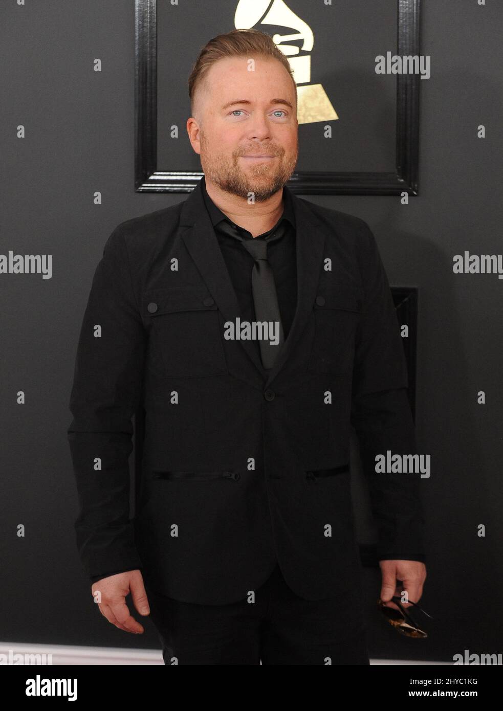 Clint Lagerberg attending the 59th Grammy Awards in Los Angeles Stock ...