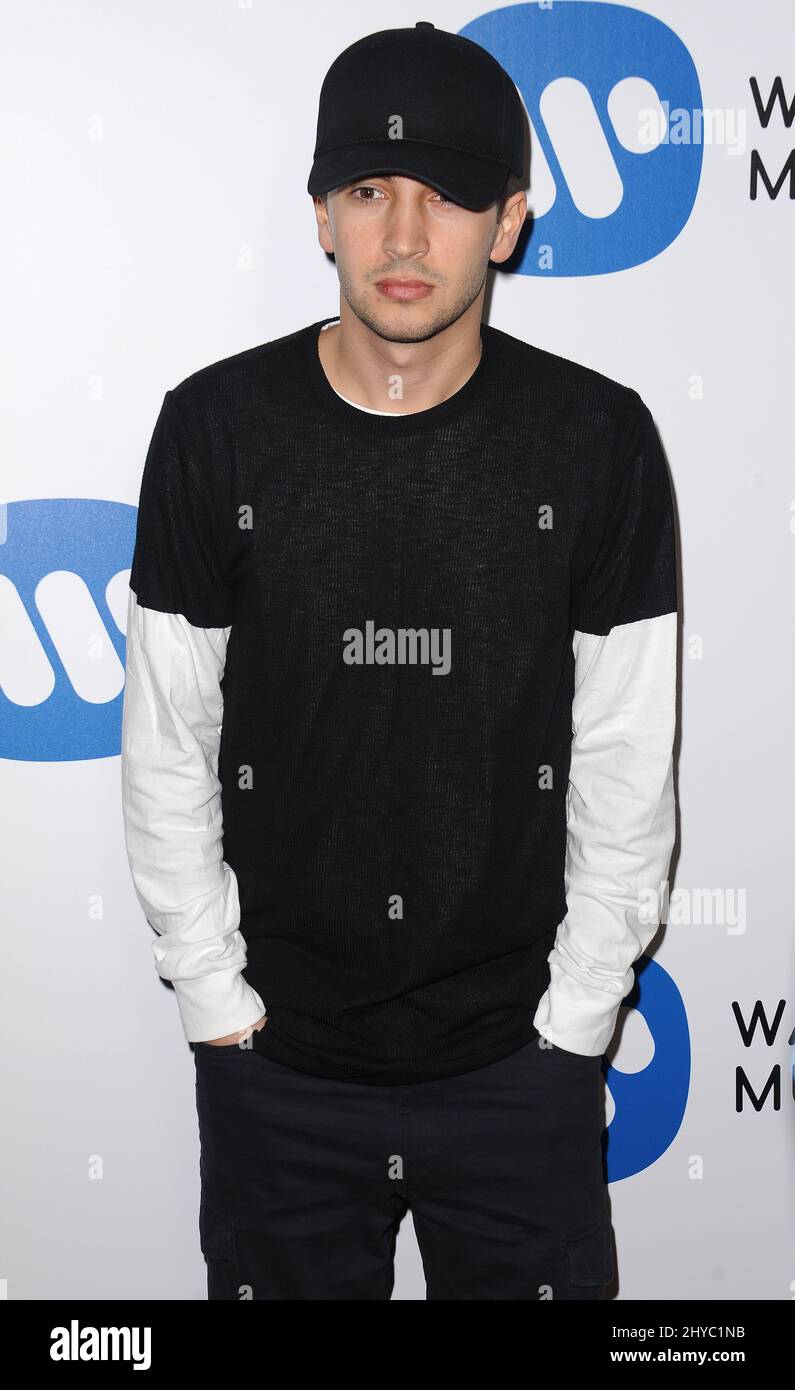 Tyler Joseph attending the Warner Music Group Hosts Annual Grammy ...