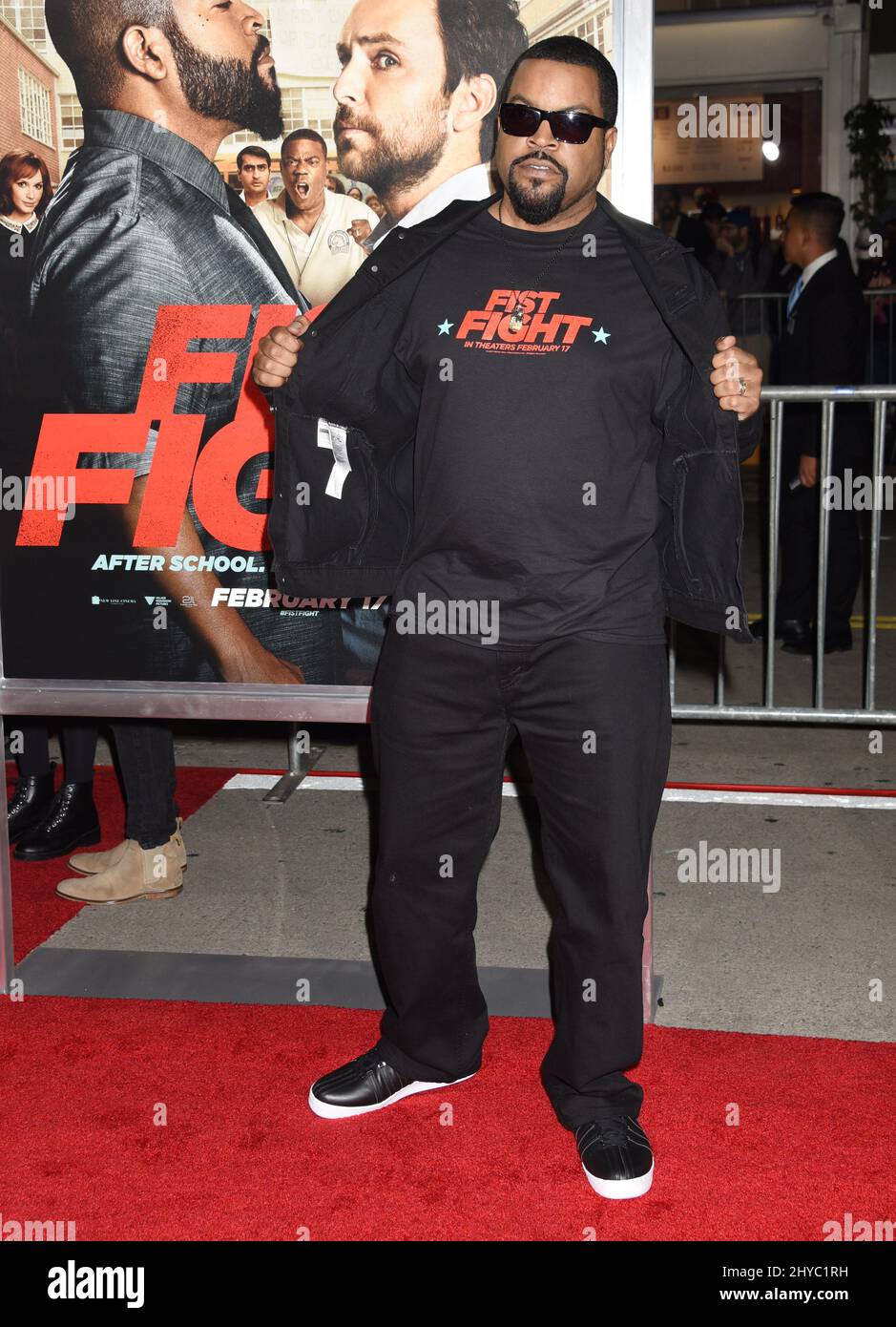Ice Cube attending the "Fist Fight" World Premiere held at the Regency ...