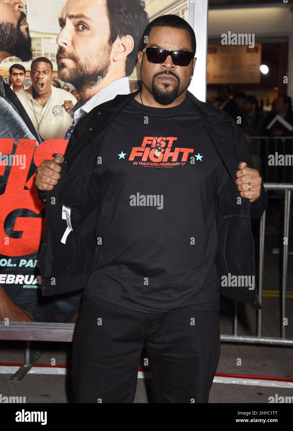 Ice Cube attending the "Fist Fight" World Premiere held at the Regency ...