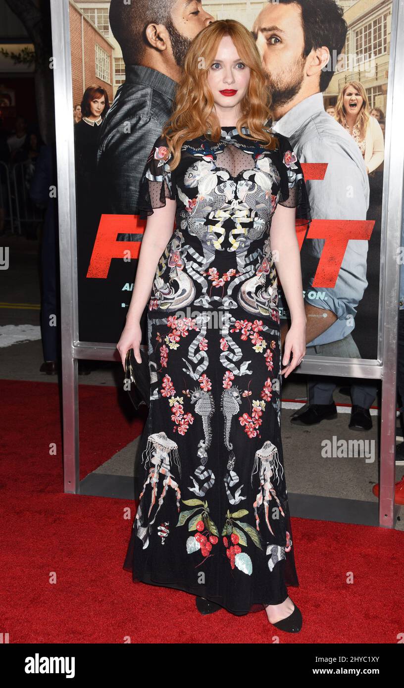 Christina Hendricks attending the "Fist Fight" World Premiere held at ...