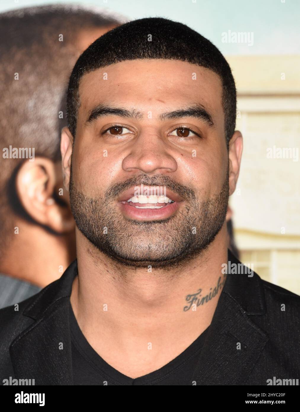 Shawne Merriman attending the "Fist Fight" World Premiere held at the ...