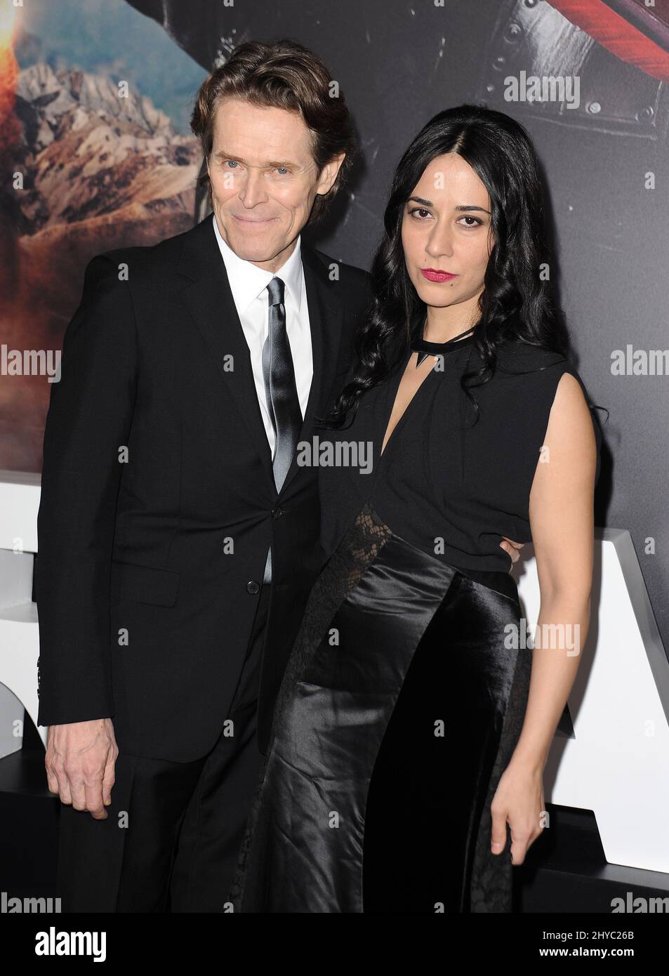 Willem Dafoe, Giada Colagrande attends The Great Wall - Los Angeles ...