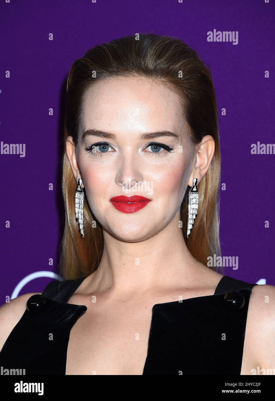 Jess Weixler arriving to the 19th Annual Costume Designers Guild Awards ...