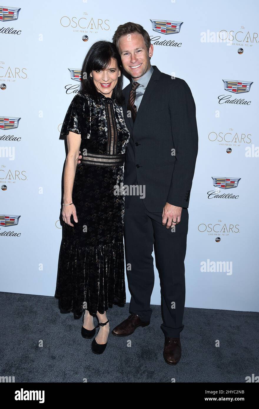 Perrey Reeves and Aaron Endress-Fox attending the Cadillac Hosts Annual ...