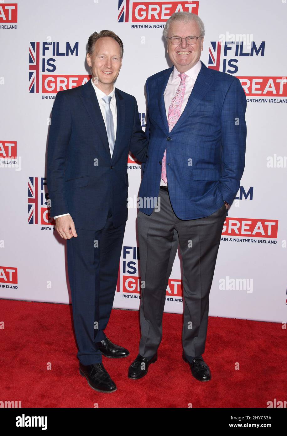 Chris O'Connor and Howard Stringer attending the Film is GREAT ...