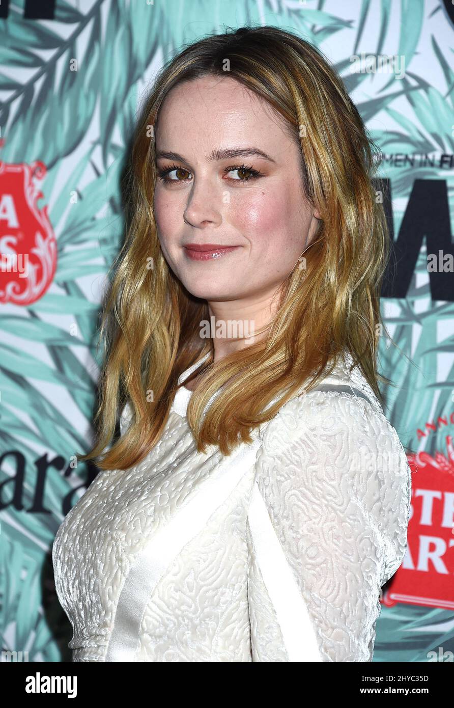 Brie Larson attending the Tenth Annual Women In Film Pre-Oscar Cocktail ...