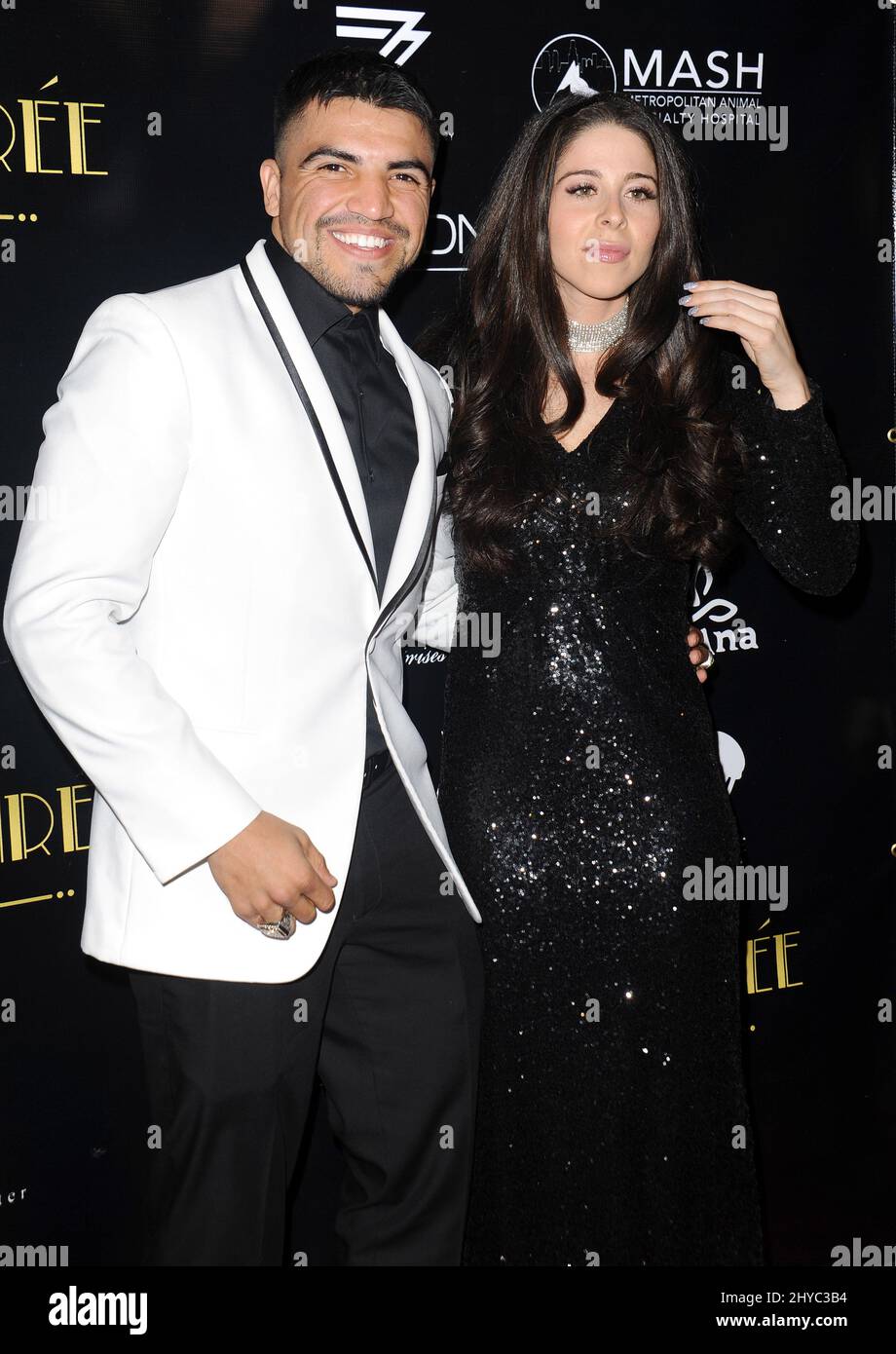 Victor Ortiz attending the 2017 Golden Soiree Pre-Oscar Party held at ...