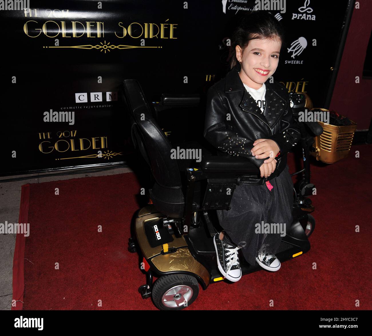 Tara, Make A Wish attending the 2017 Golden Soiree Pre-Oscar Party held ...