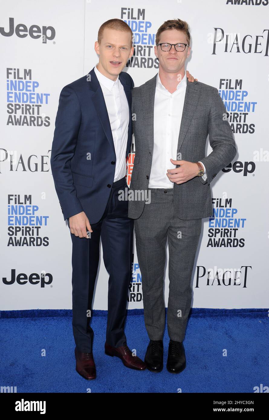 Lucas Hedges attending the 2017 Film Independent Spirit Awards ...