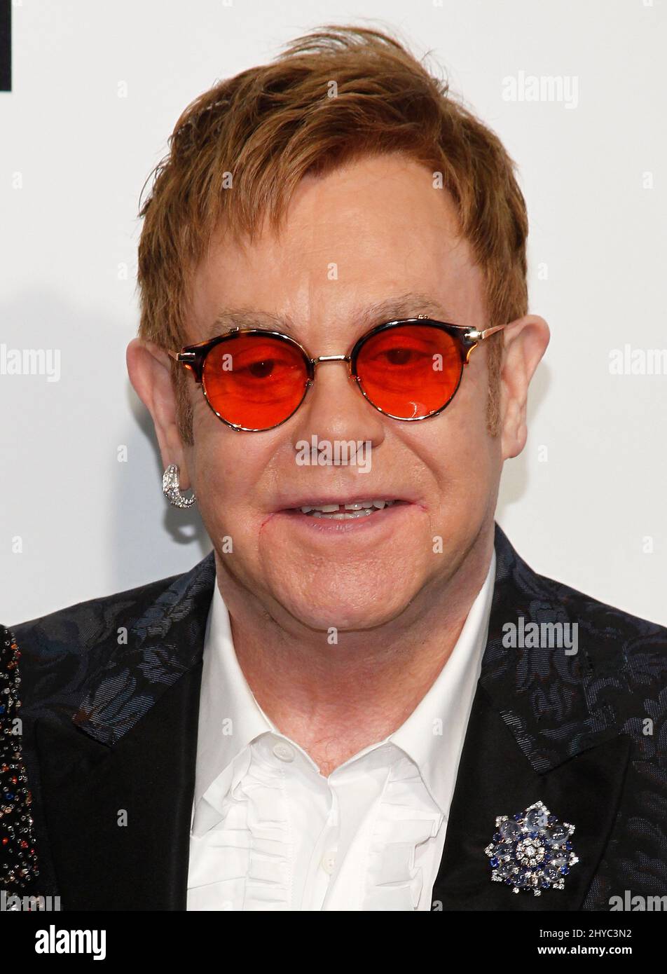 Elton John at the 25th Annual Elton John AIDS Foundation's Oscar ...