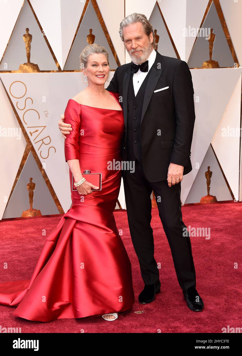 Jeff Bridges, Susan Geston at the 89th Academy Awards held at the Dolby ...