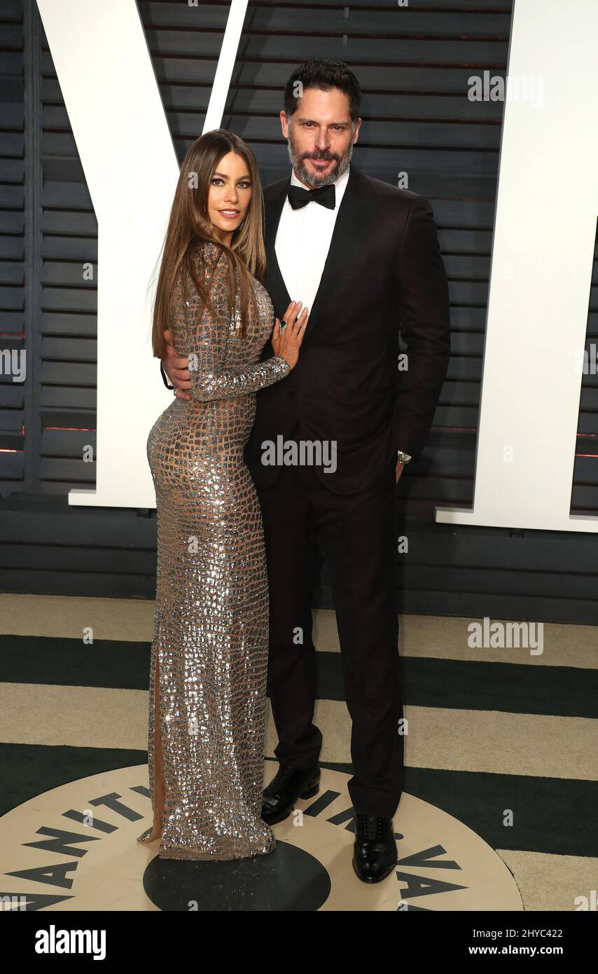 Sofia Vergara and Joe Manganiello at 2017 Vanity Fair Oscar Party ...
